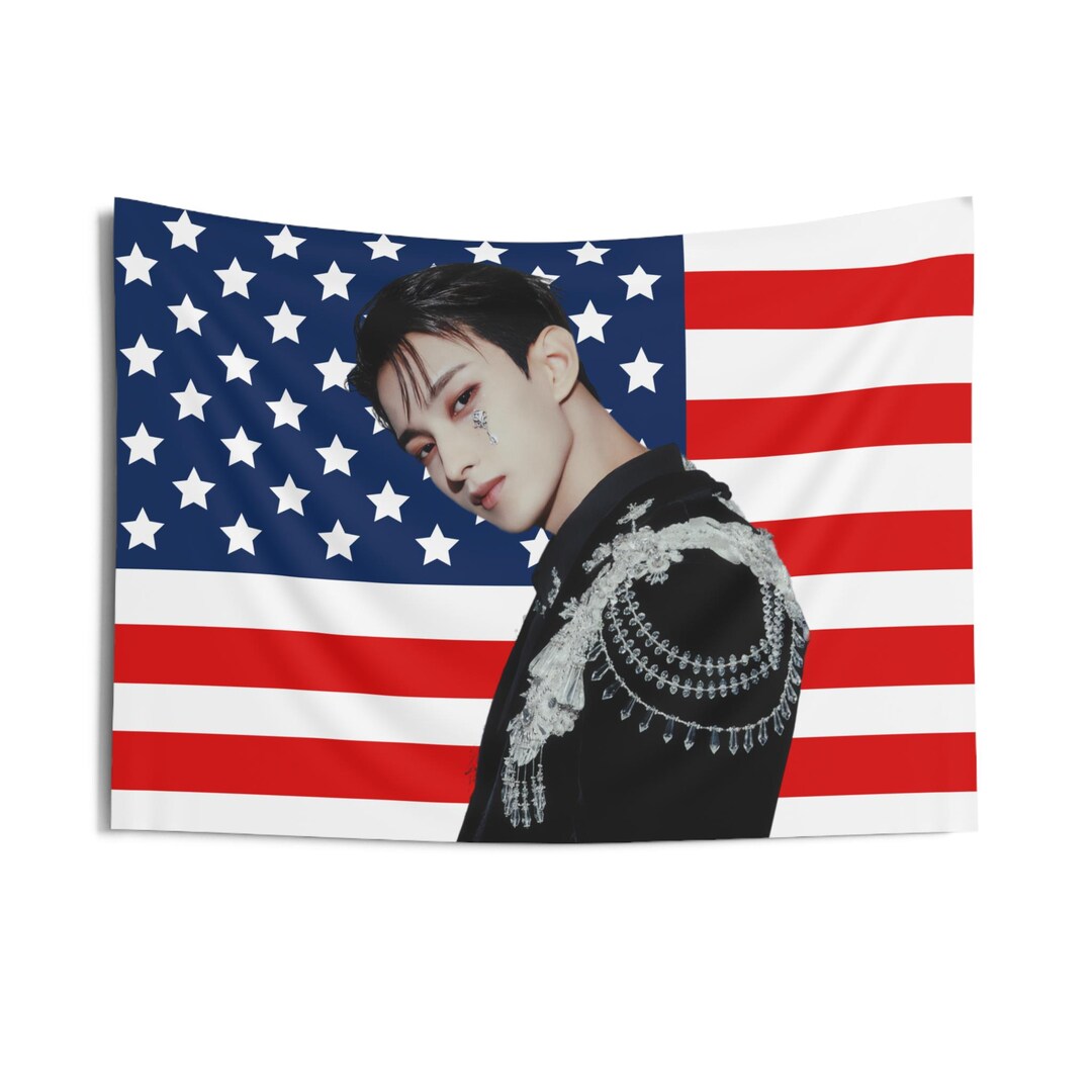 Svt DK Japan 4th Single American Flag, Seventeen Concert Banner ...