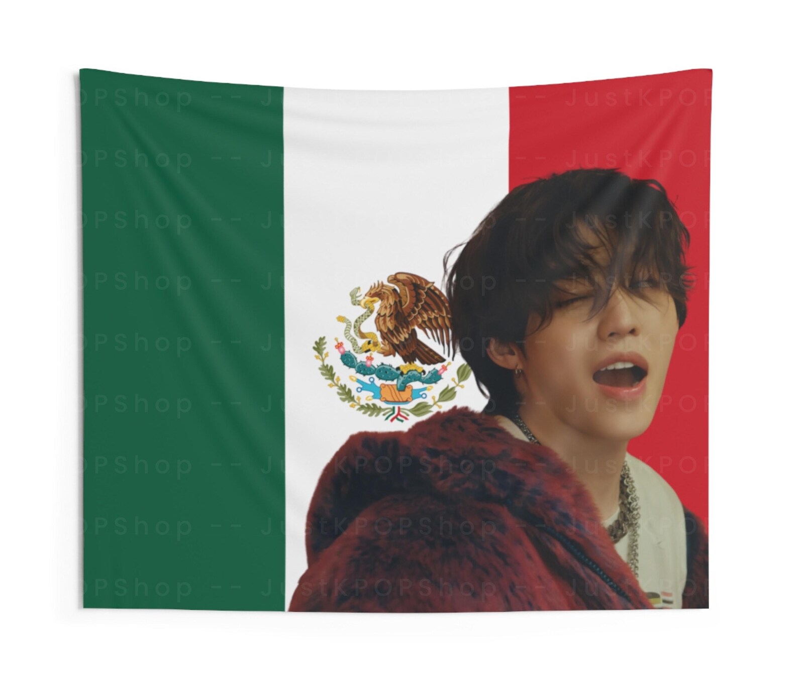 Scoups Wink Mexico Flag, Seventeen Kpop Flag, Seventeen Follow Again ...