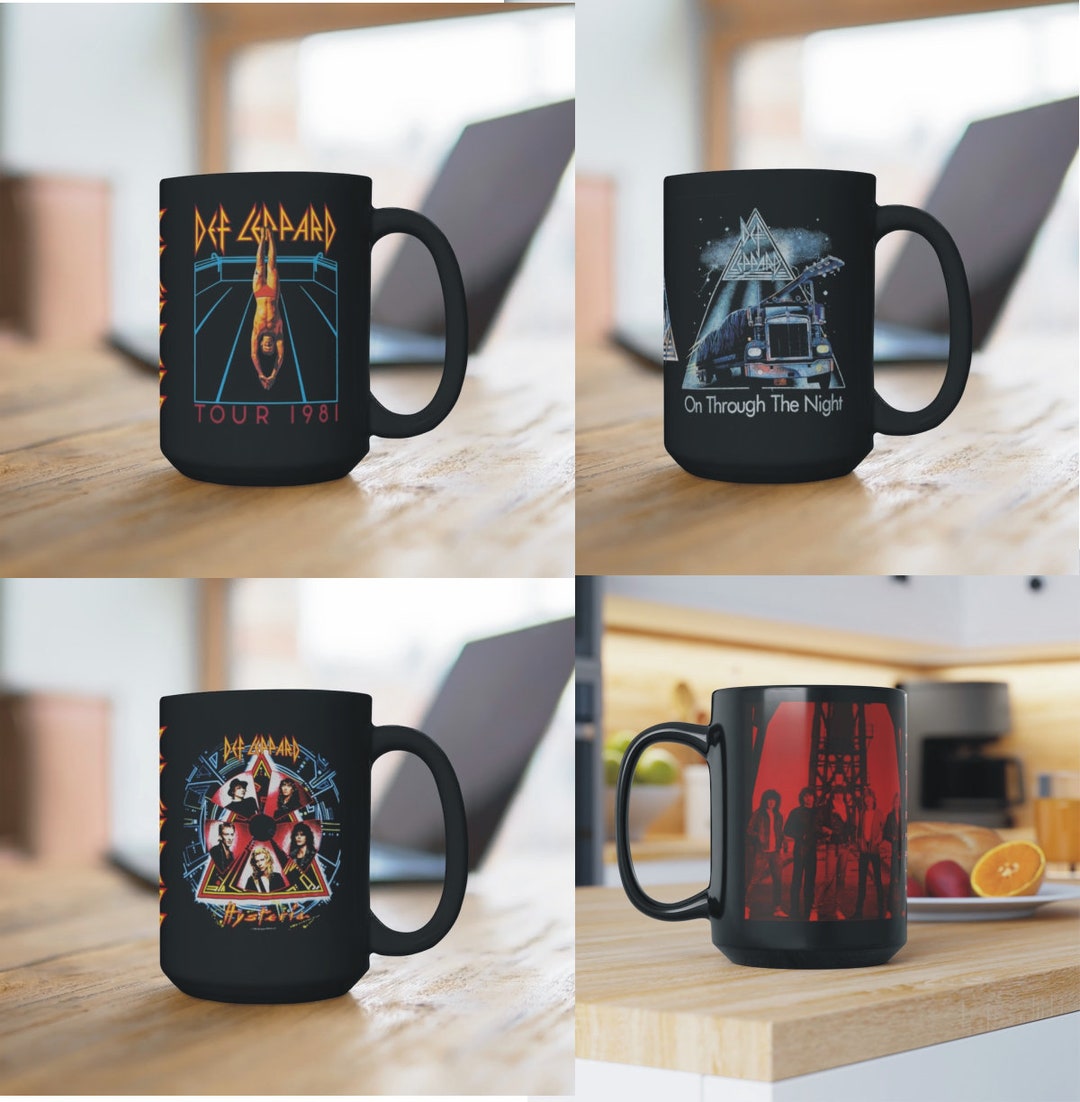 4 Styles Def Leppard 15oz Large Coffee Mugs - Etsy