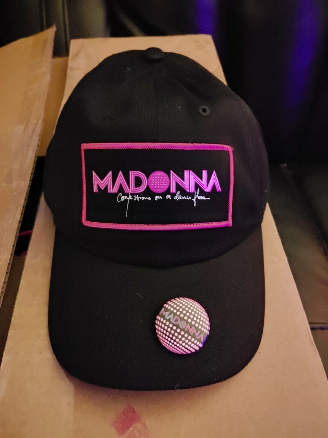 Madonna Confessions on Dancefloor Promo Hat / Cap & Button RARE ...
