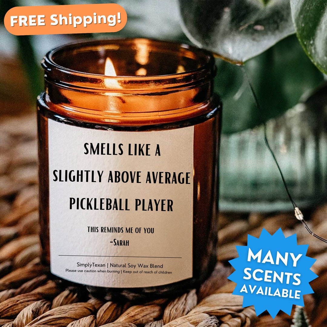 Pickleball Candle, Pickleball Gifts, Personalized Candle Gift, Candle ...