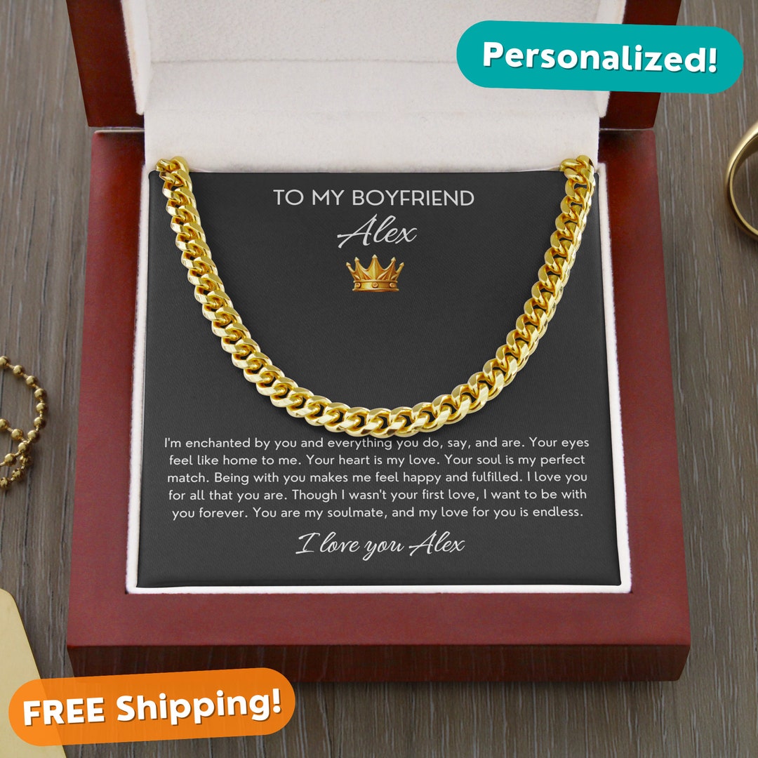 Promise Necklace for Boyfriend Cheesy Gift Boyfriend - Etsy