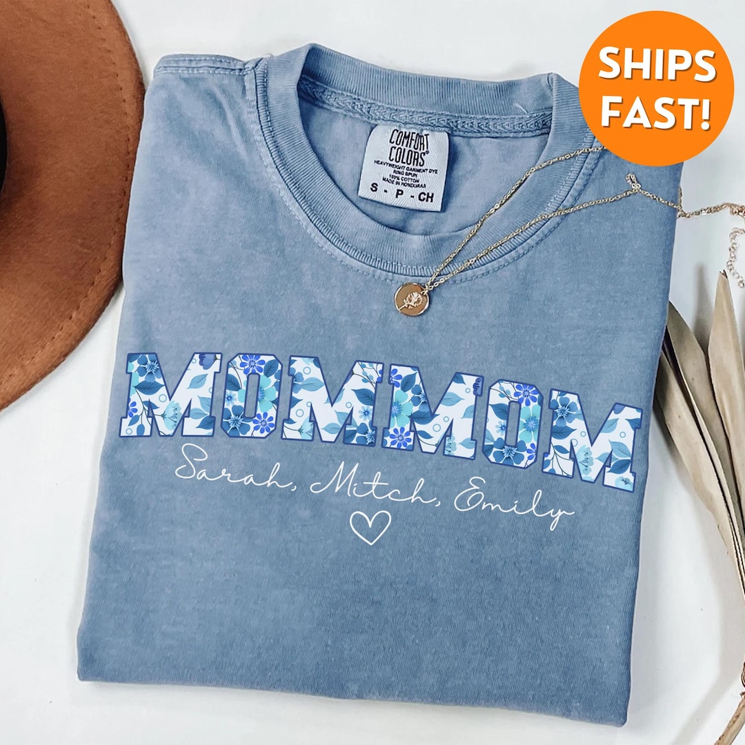 Comfort Colors® Mommom Shirt, Mommom Tshirt, Mommom Gifts, Mommom ...