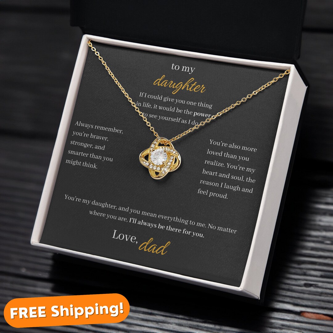 Collier à ma fille, cadeau fille de papa, de papa à fille, cadeau ...