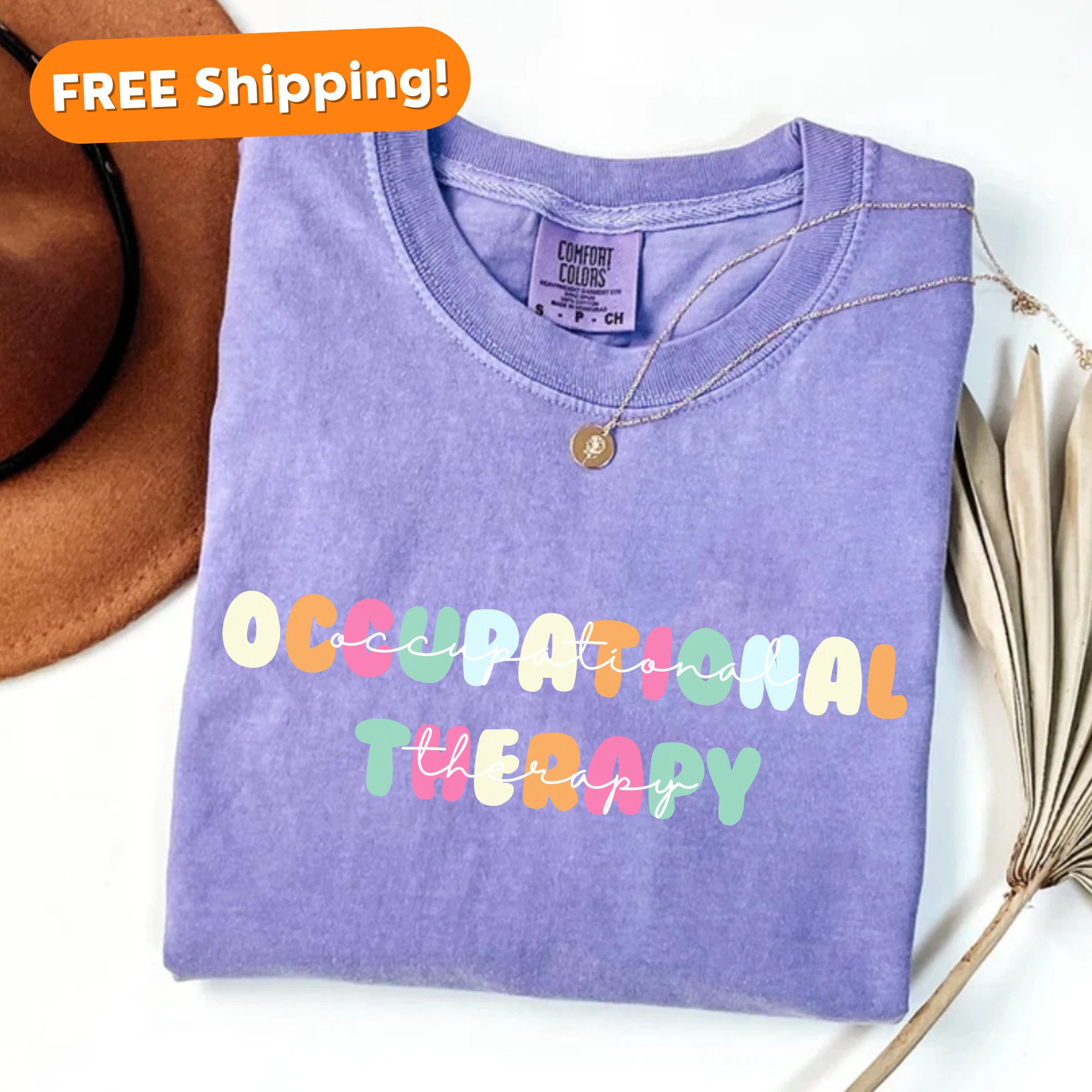 Comfort Colors® Occupational Therapy Tshirt, Occupational Therapy Shirt ...