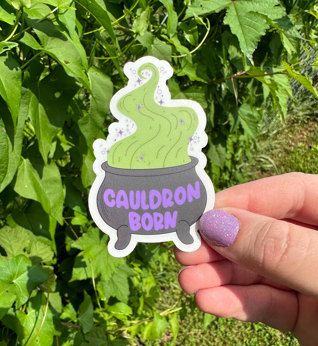 Cauldron Born Clear Back ACOTAR Inspired Sticker - Etsy