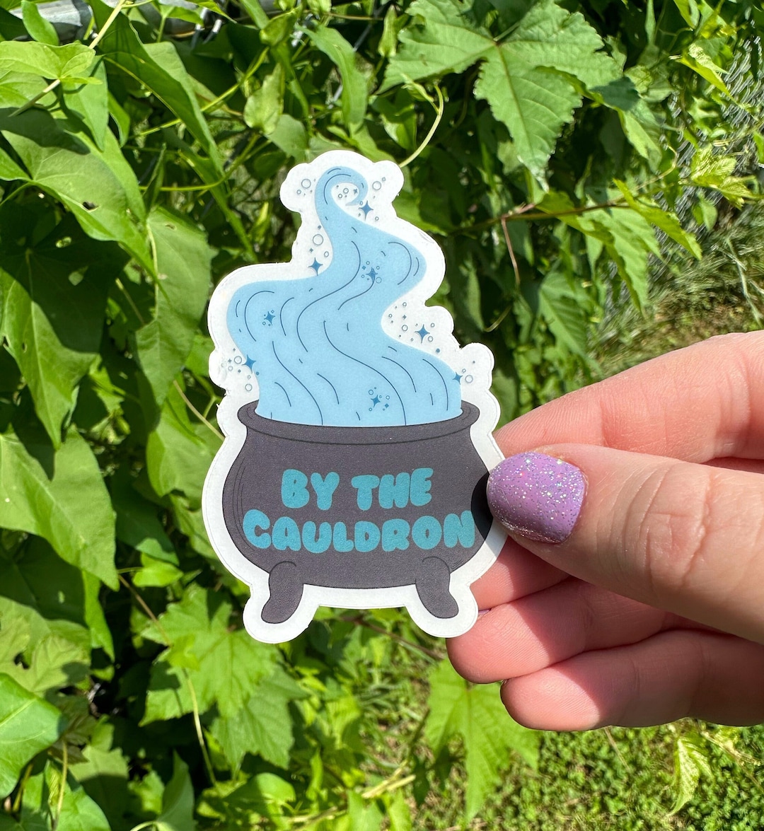 By the Cauldron ACOTAR Inspired Clear Back Sticker - Etsy
