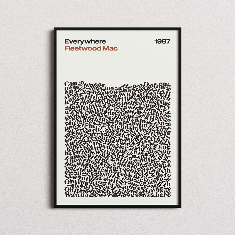 Fleetwood Mac Print - Etsy