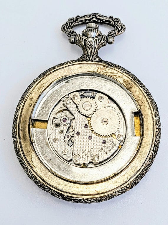 Vintage Sundial 17 Jewels Pocket Watch - Gem