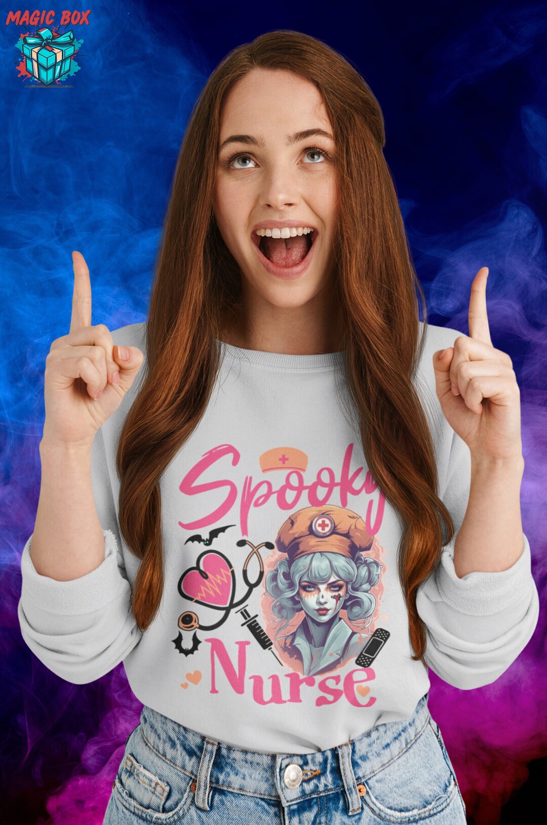 Spooky Nurse Retro, School Nurse Vintage, Nursing Student, Halloween ...