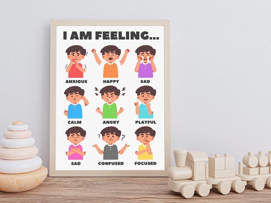 Interactive Digital Mood Chart for Kids - Express Emotions Creatively ...