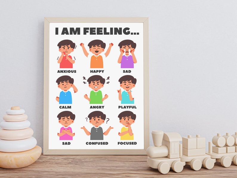 Interactive Digital Mood Chart for Kids - Express Emotions Creatively ...
