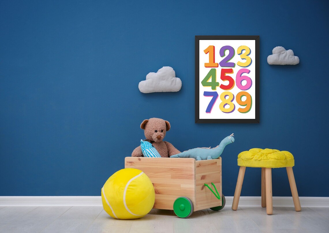 Exciting Digital Learning Wall Art Bundle for Kids | Educational Prints ...