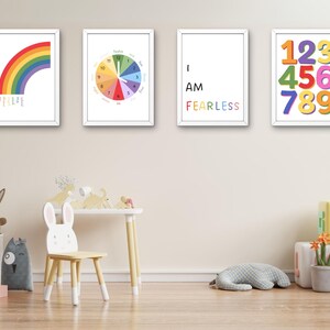 Exciting Digital Learning Wall Art Bundle for Kids | Educational Prints ...