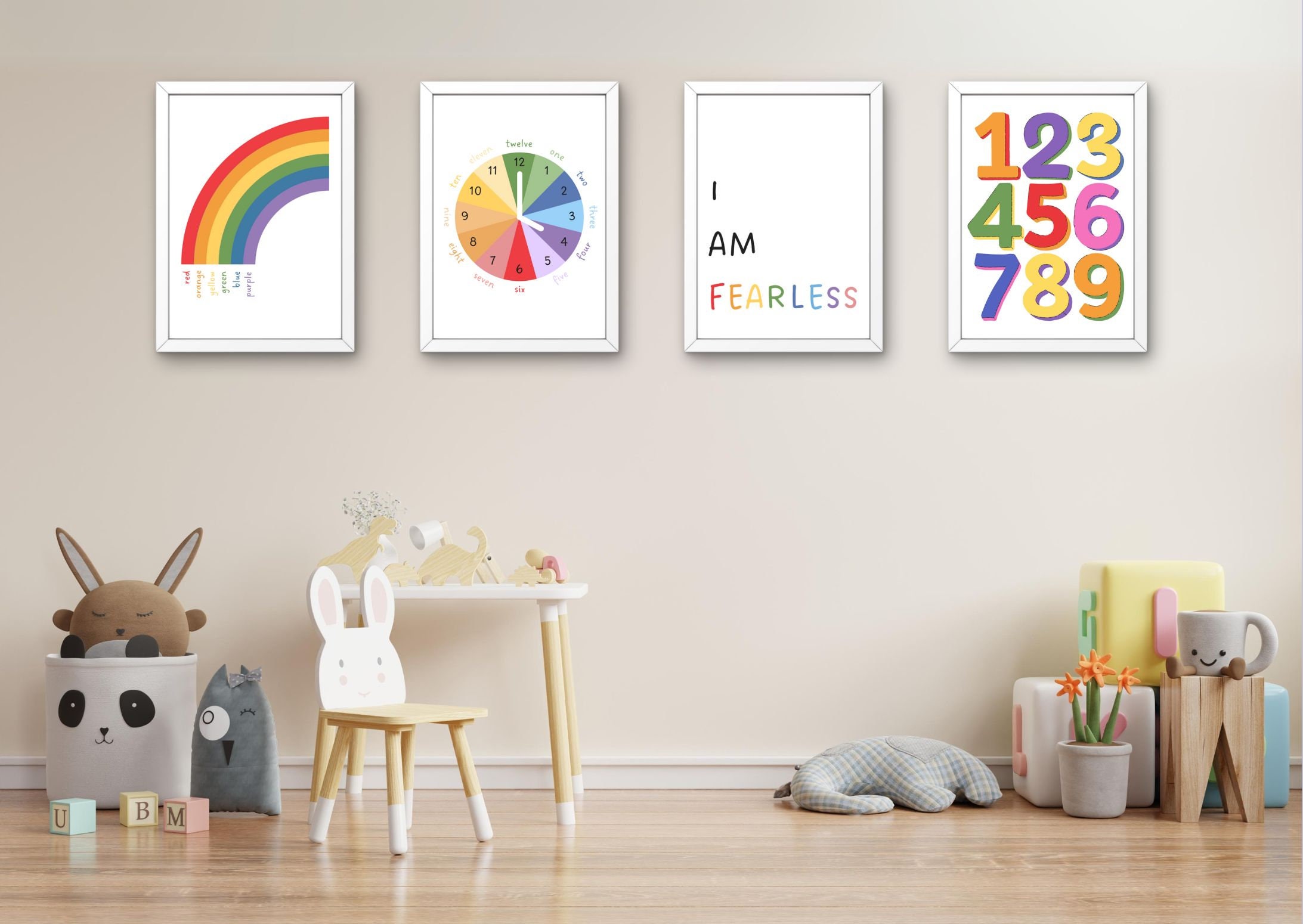 Exciting Digital Learning Wall Art Bundle for Kids | Educational Prints ...
