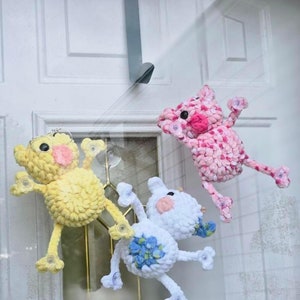 Window Cling Cow, Pig, and Chick - Etsy