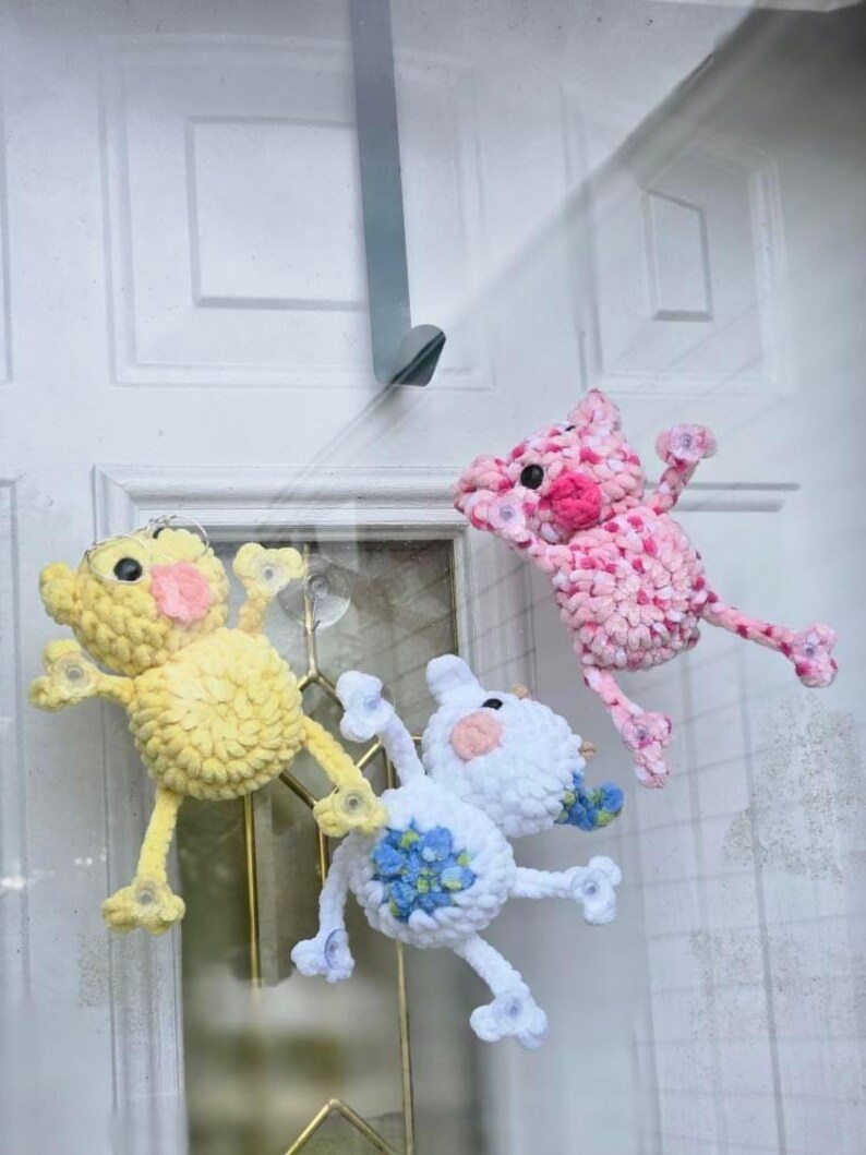 Window Cling Cow, Pig, and Chick - Etsy