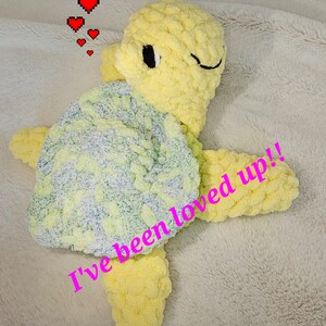 No Sew Crochet Pattern Sea Turtle Heart Shaped Shell - Etsy