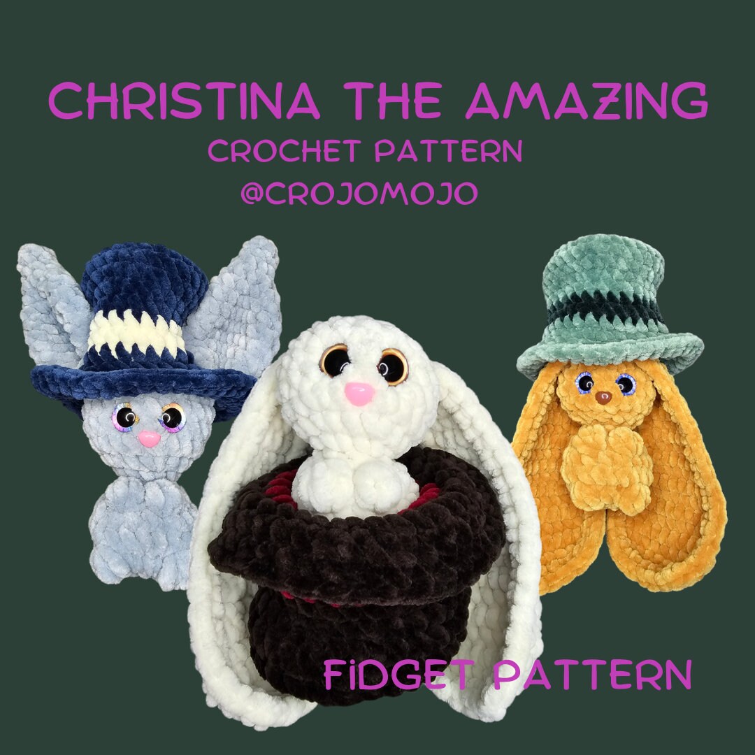 No Sew Fidget Rabbit Crochet Pattern - Etsy