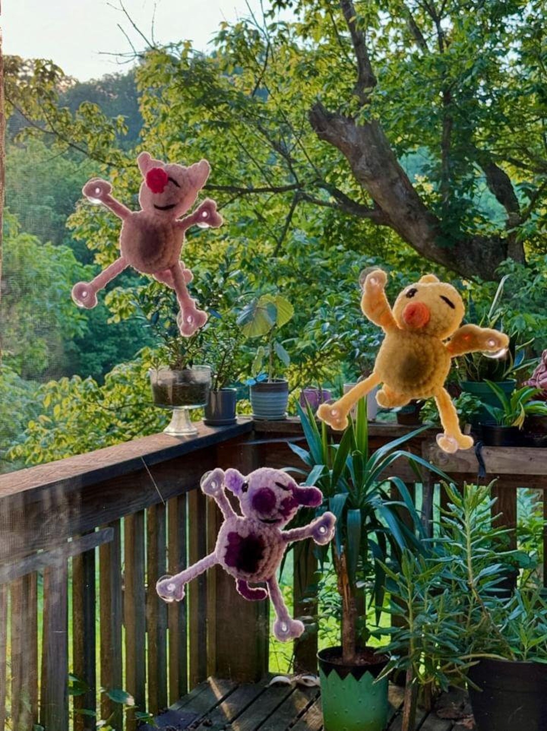 Window Cling Cow, Pig, and Chick - Etsy