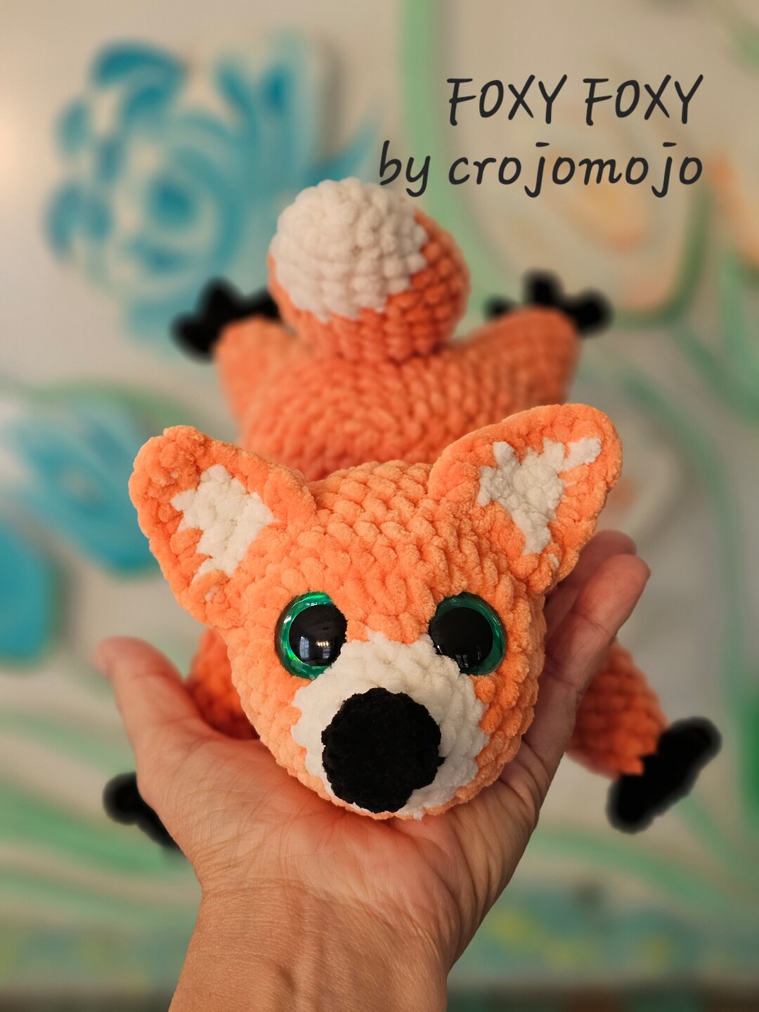 FOXY Fox Crochet Low Sew Pattern - Etsy