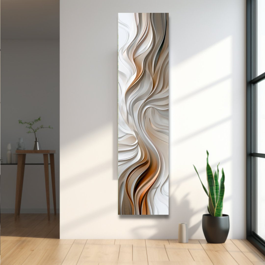 Long Narrow Wall Art, Tall Narrow Wall Art, Vertical Wall Art, Long ...