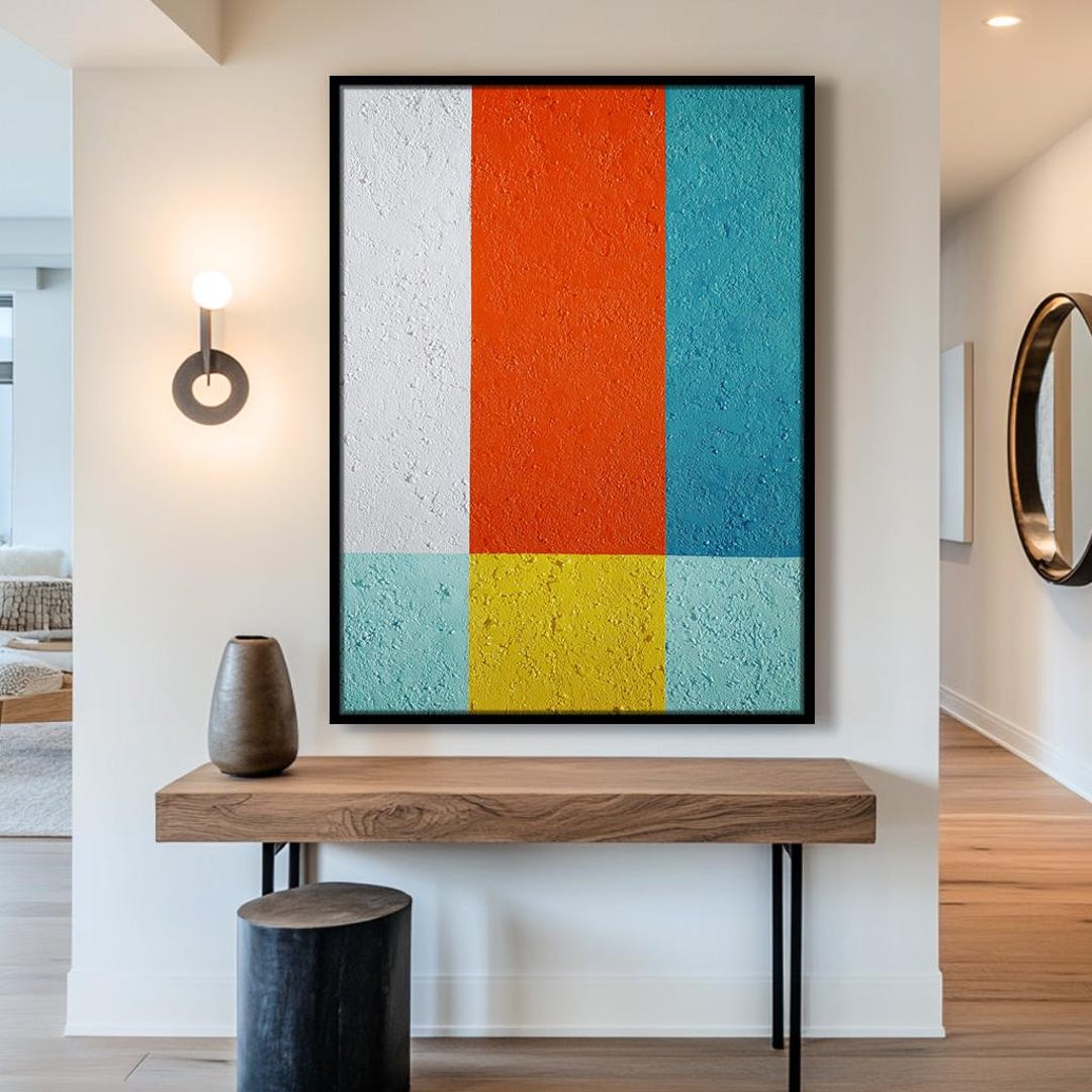 MCM Wall Art, Mid Century Modern Poster, Retro Abstract Geometric Print ...