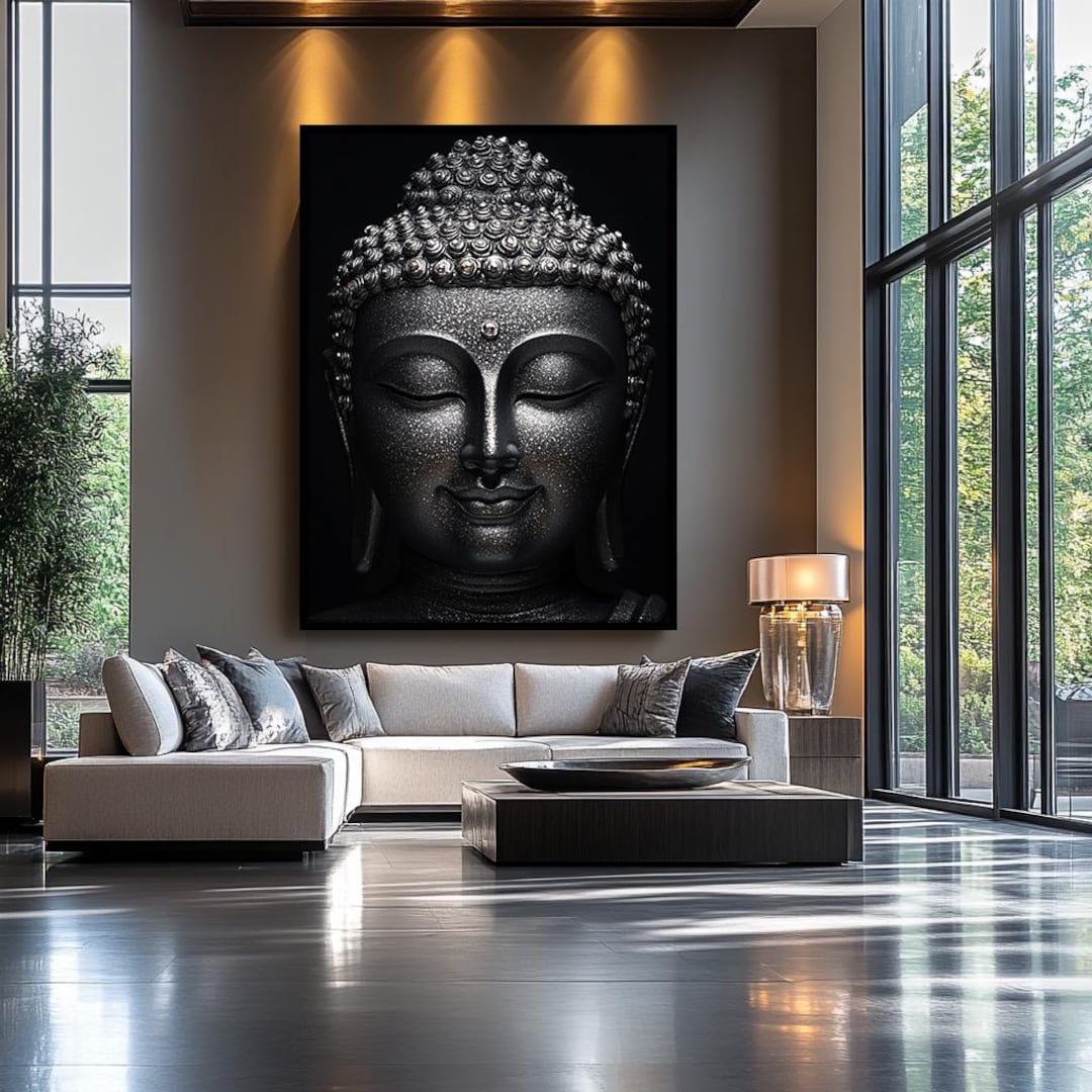 Buddha Wall Art, Buddha Canvas Wall Art, Buddhist Wall Art, Buddah Wall ...