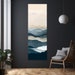 Long Narrow Wall Art, Tall Narrow Wall Art, Vertical Wall Art, Long ...