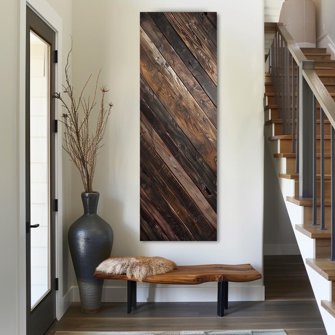 Long Narrow Wall Art, Tall and Thin Canvas Wall Art, Modern Wall Art ...