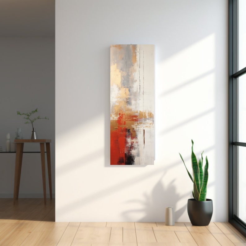 Long Narrow Wall Art Tall and Thin Canvas Wall Art Modern - Etsy Canada