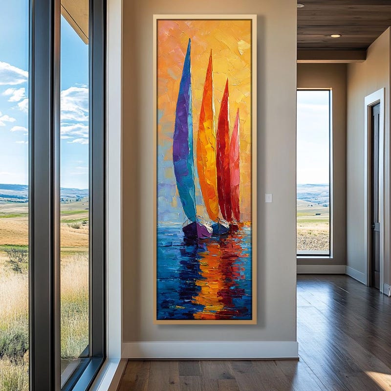 Tall Wall Art 3 Piece - Etsy UK