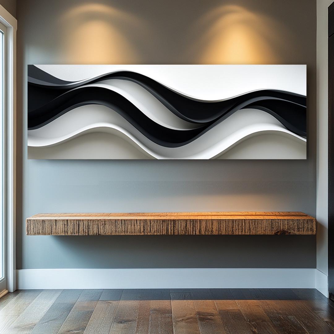 Long Horizontal Wall Art, Narrow Horizontal Wall Art, Long Narrow Wall ...
