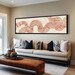 Wide Horizontal Abstract Wall Art, Modern Abstract Art, Long Narrow ...