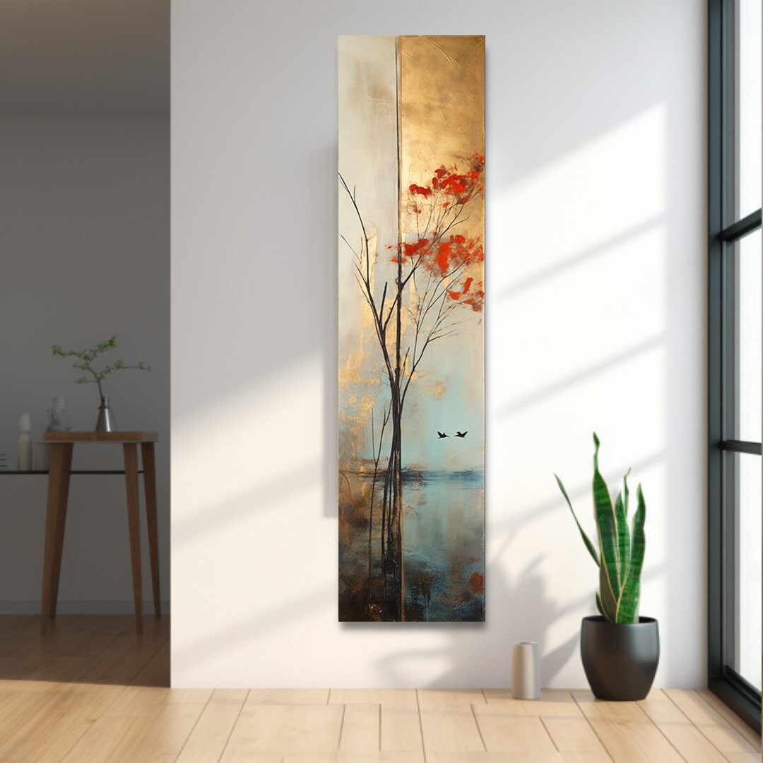 Narrow Vertical Wall Artnull