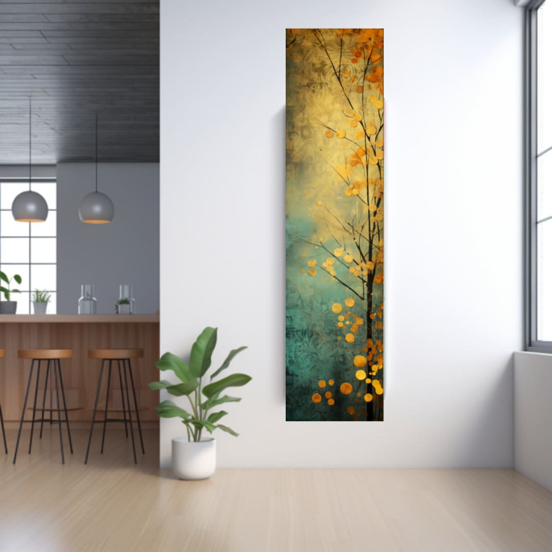 Long Narrow Wall Art, Tall and Thin Canvas Wall Art, Modern Wall Art ...