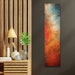 Long Narrow Wall Art, Tall Narrow Wall Art, Vertical Wall Art, Long ...