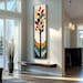 Long Narrow Wall Art, Tall Narrow Wall Art, Vertical Wall Art, Long ...