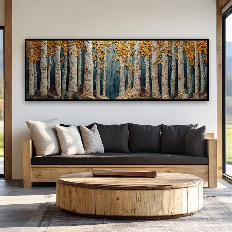 Tall and Thin Modern Art - Etsy