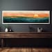 Long Horizontal Wall Art, Narrow Horizontal Wall Art, Long Narrow Wall ...