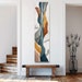 Long Narrow Wall Art, Tall Narrow Wall Art, Vertical Wall Art, Long ...