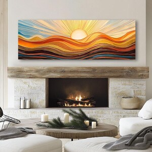 Winter Horizontal Long Narrow Wall Art, Seasonal Horizontal Narrow ...