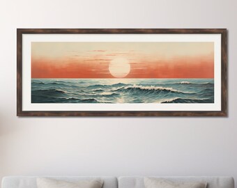 Long Narrow Wall Art, Tall and Thin Canvas Wall Art, Modern Wall Art ...