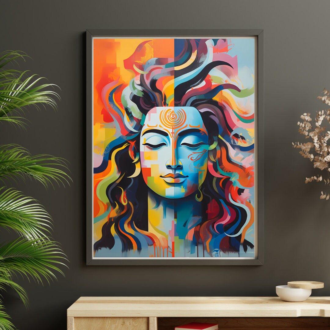 Lord Shiva Wall Art Hindu God Lord Shiva Print Shiva Shiva - Etsy