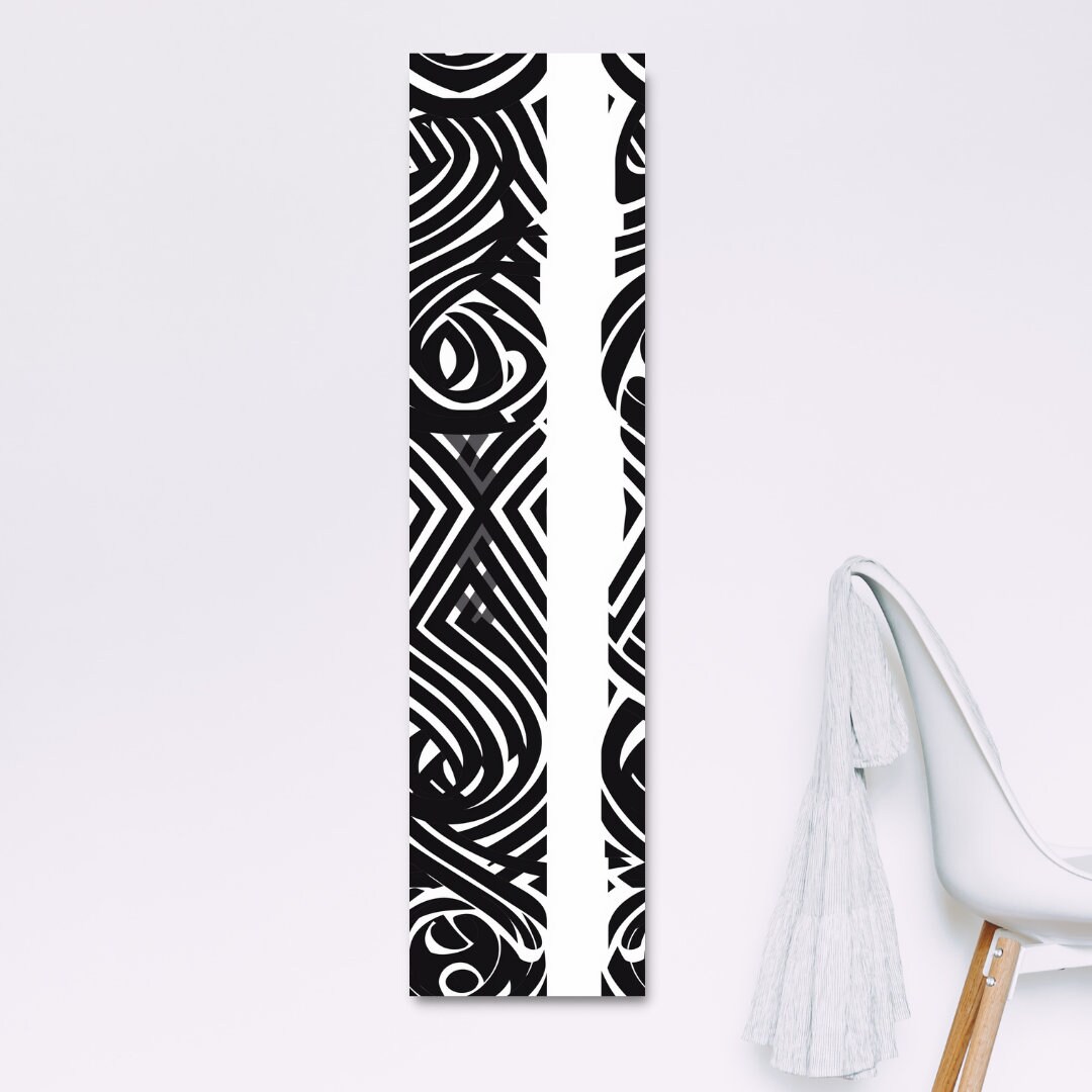 Long Narrow Wall Art, Tall Narrow Wall Art, Vertical Wall Art, Long ...