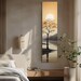 Long Narrow Wall Art, Tall Narrow Wall Art, Vertical Wall Art, Long ...