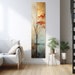 Long Narrow Wall Art, Tall Narrow Wall Art, Vertical Wall Art, Long ...