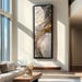 Long Narrow Wall Art, Tall Narrow Wall Art, Vertical Wall Art, Long ...