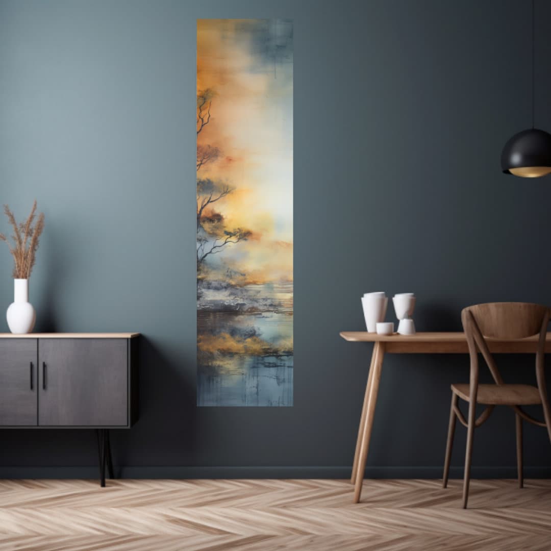 Long Narrow Wall Art, Tall and Thin Canvas Wall Art, Modern Wall Art ...