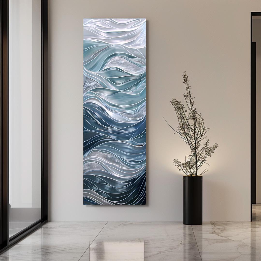 Tall Vertical Wall Art, Modern Narrow Canvas, Long Artwork - Etsy